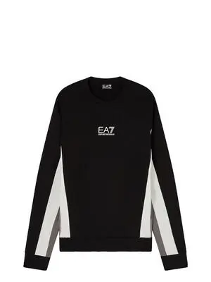 Emporio Armani Ea7 Crewneck Sweatshirt - Black