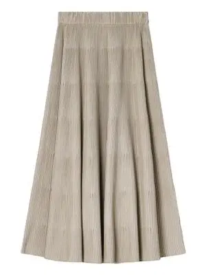Emporio Armani Long Knit Skirt - Brown / Neutral