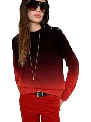 Zadig&Voltaire Malty Cashmere Sweater - Orange