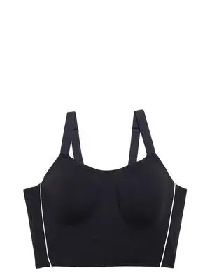 Natori Explore Built-in Bra Sports Tank - Gray / Black / White