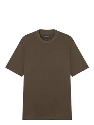 Emporio Armani Travel Essential Lyocell-blend Jersey T-shirt - Green