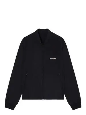 Emporio Armani Nylon Blouson With Logo - Black