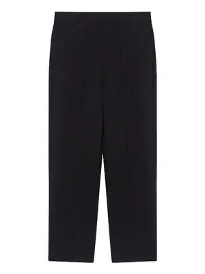 Emporio Armani Double Jersey Trousers - Black