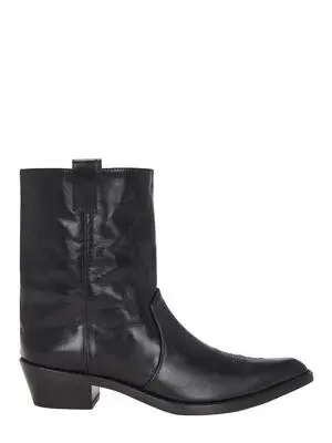 Khaite Clive Ankle Boots - Black
