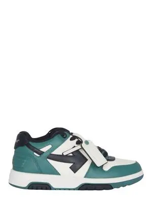 Off-White Off-White Out Of Office OOO Low-Top Sneakers Green/black