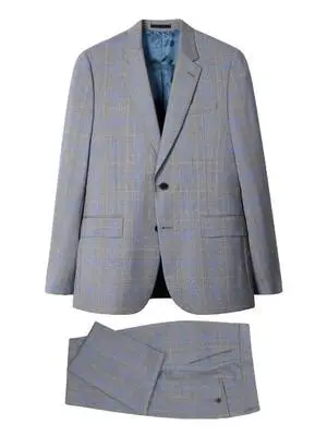 Paul Smith The Soho Tailored-fit Wool Check Suit - Grey