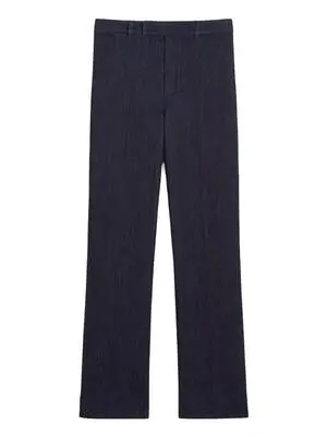 Max Mara Stretch Denim Trousers - Midnightblue
