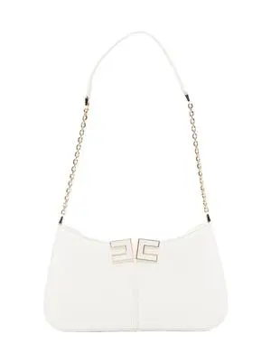 Elisabetta Franchi Shoulder Bag - White
