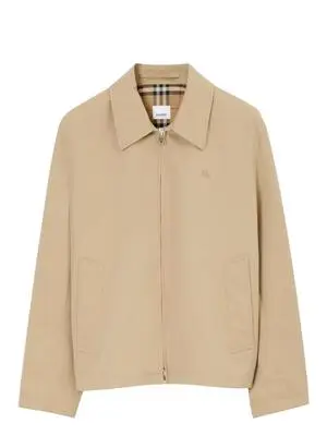 Burberry Gabardine Harrington Jacket - Honey
