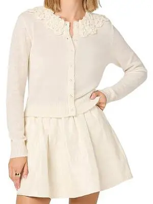 Victoria's Secret Meadow Cardigan - White,ivory