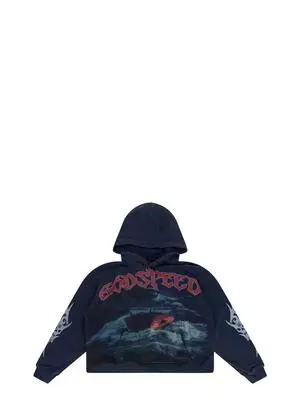 GODSPEED Graphic-print Hoodie - Blue
