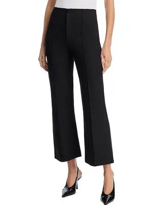 Aqua Ponte Flare Pants - Black