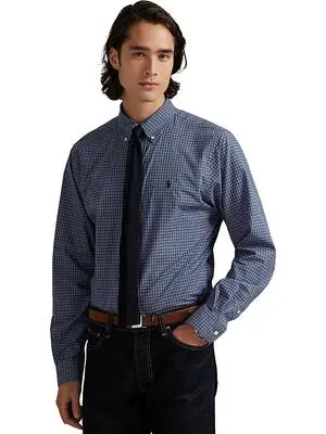 Polo Ralph Lauren Cotton Poplin Classic Fit Button Down Shirt - Blue Multi