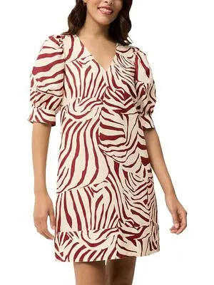 MARIE OLIVER Ola Printed Mini Dress - Lionfish
