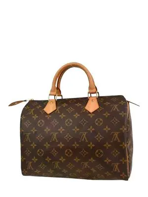 LOUIS VUITTON 2001 30 Speedy Monogram Handbag - Brown