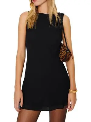 REFORMATION Dale Mini Dress - Black