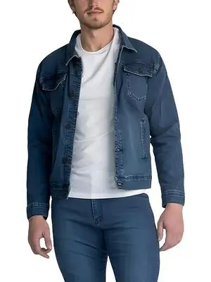 JACK OF SPADES Denim Jacket - Indigo Blend