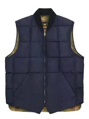 FORTELA Padded Camouflage Sleeveless Gilet - Blue