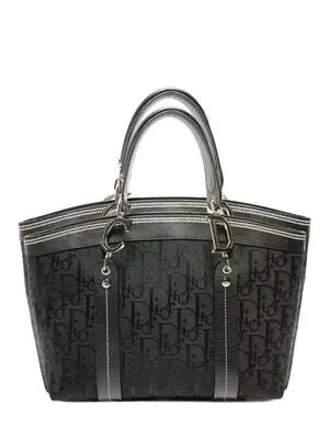 Dior 2007 Trotter Tote Bag - Black