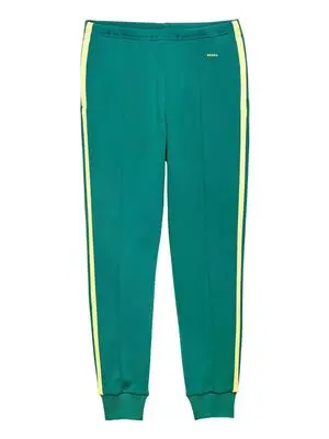 Prada Stripe-detail Track Pants - Green
