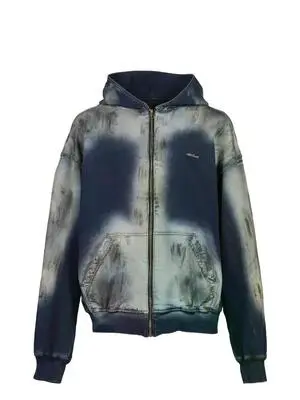 We11Done Zip-up Hoodie - Blue