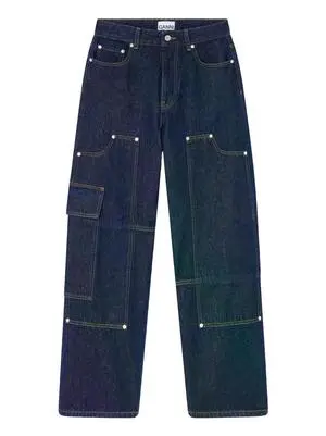 GANNI Cargo Jeans - Blue