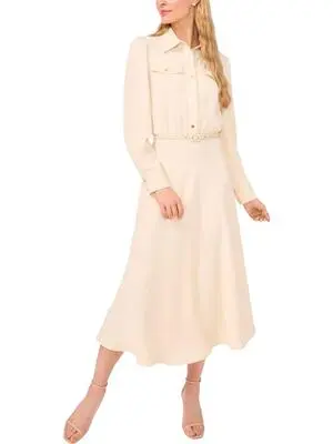 Ted Baker London Isabelle Long Sleeve Shirtdress - Rutabaga