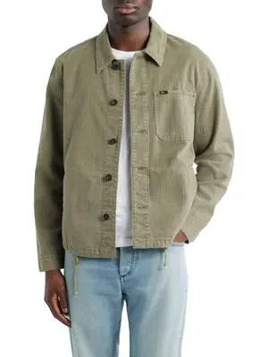 Ag George Utility Shirt Jacket - Dusty Sage