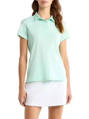 SWANNIES Ava Short Sleeve Performance Golf Polo - Mint