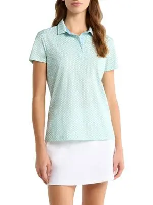 SWANNIES Short Sleeve Performance Golf Polo - Mint