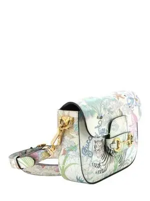 Gucci Horsebit 1955 Printed Leather Mini Crossbody Bag - Multicolour