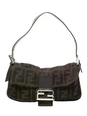 Fendi Monogram Shoulder Bag - Brown