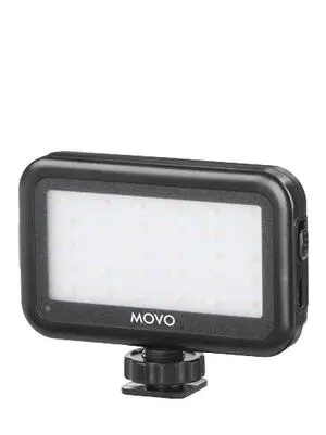 MOVO Mini Led Light Panel Adjustable Brightness - Black