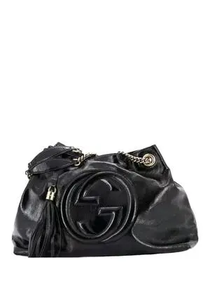 Gucci Soho Chain Strap Shoulder Bag - Black