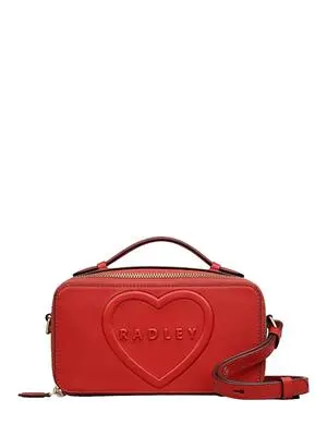 RADLEY Calvert Way Heart Street Micro Phone Crossbody Bag - Poinsettia