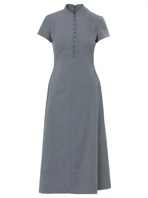 GIZIA Maxi Dress With Zipper - Grey