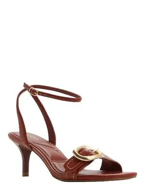 Aldo Ankle Strap Sandal - Cognac
