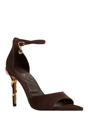 Aldo Medeza Pointed Toe Sandal - Dark Brown