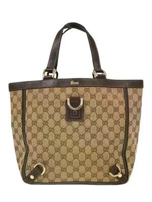 Gucci 1990-2000s Abbey D-ring Tote Bag - Neutrals