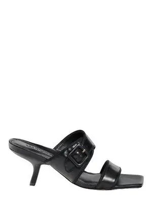 Marion Parke Zoe Nappa Sandals - Black