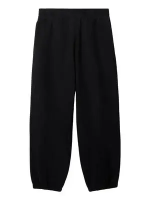 Burberry Cotton Track Pants - Black