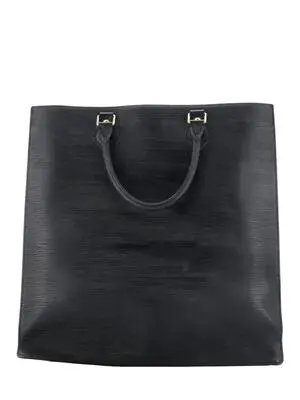 LOUIS VUITTON Sac Plat Gm Epi Leather Tote Bag - Black