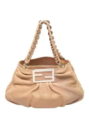 Fendi Mia Mamma Baguette Chain Tote - Neutrals