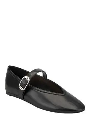 Marc Fisher Godea Mary Jane Flat - Black