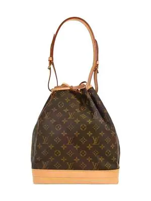 LOUIS VUITTON 2000 Noe Monogram Shoulder Bag - Brown