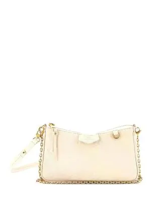 LOUIS VUITTON Easy Pouch On Strap Monogram Empreinte Leather Shoulder Bag - Neutrals