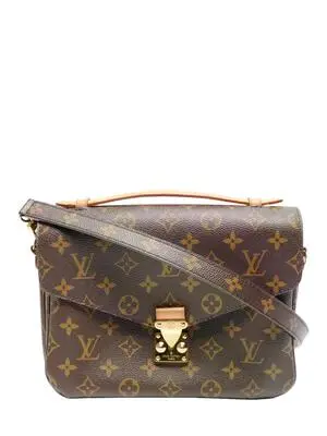 LOUIS VUITTON 2016 Metis Mm Monogram Shoulder Bag - Brown