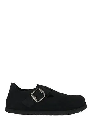 BIRKENSTOCK London Suede Clog - Black