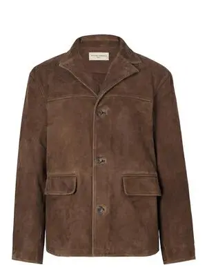 Officine Générale Erickson Suede Jacket - Brown