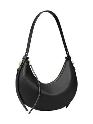 Tory Burch Romy Half Moon Bag - Black